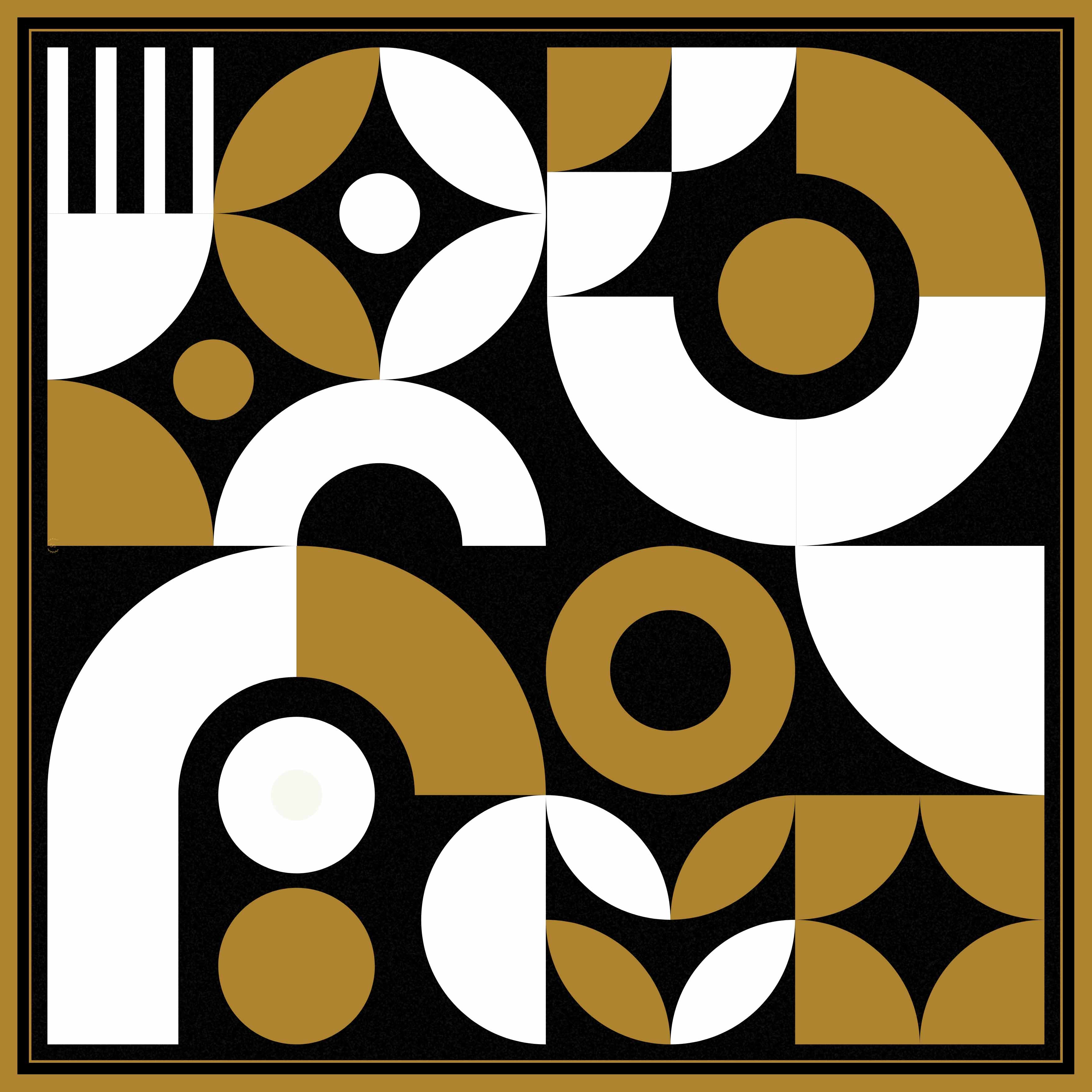 Geo Squares 2b Black 90cm – Gabiano NZ Limited